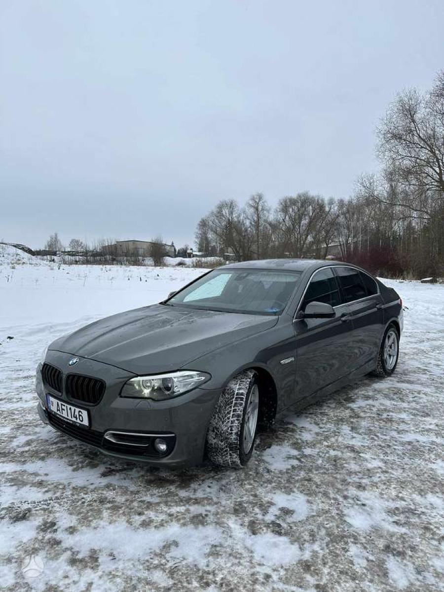 Grey BMW 520 2014 in Marijampole, with an engine capacity of 2.00 L and mileage of 289 thousand km for 11500 €, photo 2 on AUTOMOTO.COM.LV