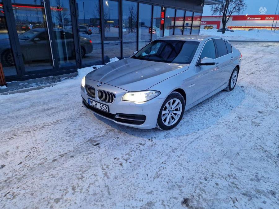 Pelēks BMW 520 2014 Panevēža, ar dzinēja tilpumu 2.00 L un nobraukumu 300 tūkst. km par 9450 €, foto 3 vietnē AUTOMOTO.COM.LV