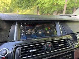 Grey BMW 520 2014 in Rezekne, with an engine capacity of 2.00 L and mileage of 245 thousand km for 7490 €, photo 14 on AUTOMOTO.COM.LV