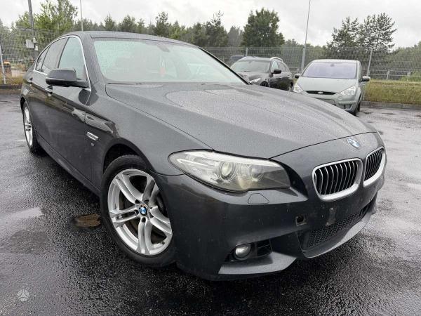 Grey BMW 520 2014 in Utena, with an engine capacity of 2.00 L and mileage of 400 thousand km for 6650 €, photo 1 on AUTOMOTO.COM.LV