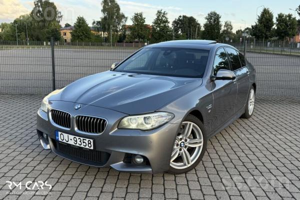 Grey BMW 520 2014 in Jelgava, with an engine capacity of 2.00 L and mileage of 0 thousand km for 13950 €, photo 2 on AUTOMOTO.COM.LV