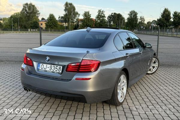Grey BMW 520 2014 in Jelgava, with an engine capacity of 2.00 L and mileage of 0 thousand km for 13950 €, photo 4 on AUTOMOTO.COM.LV
