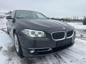 Pelēks BMW 520 2015 Viļņa, ar dzinēja tilpumu 2.00 L un nobraukumu 227 tūkst. km par 11650 €, foto  vietnē AUTOMOTO.COM.LV