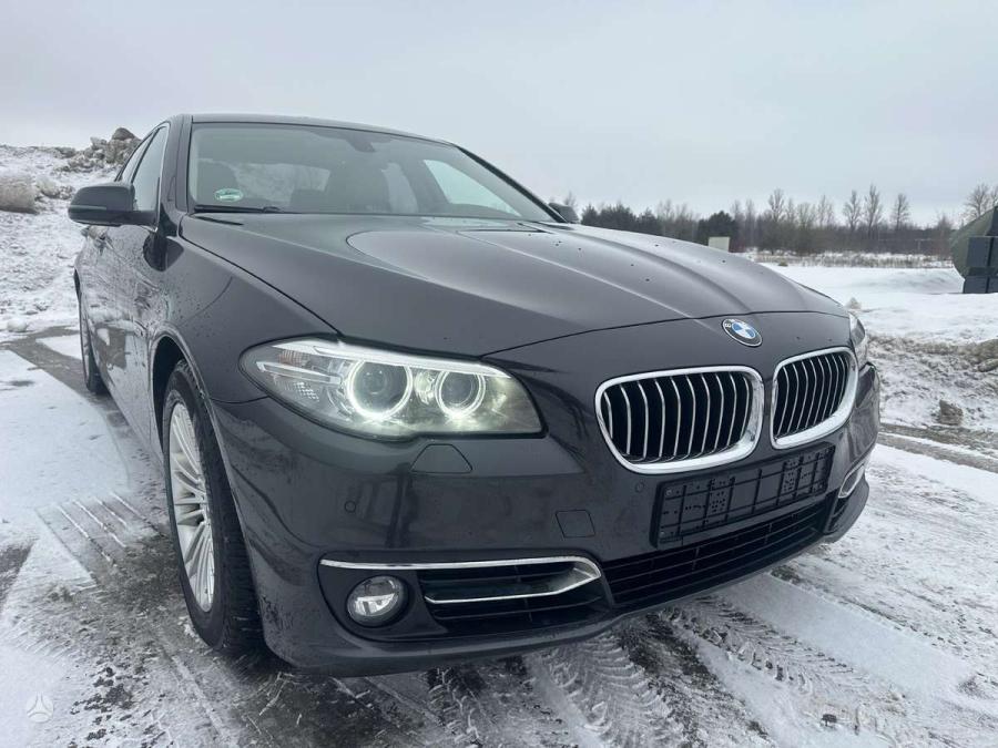 Pelēks BMW 520 2015 Viļņa, ar dzinēja tilpumu 2.00 L un nobraukumu 227 tūkst. km par 11650 €, foto 1 vietnē AUTOMOTO.COM.LV