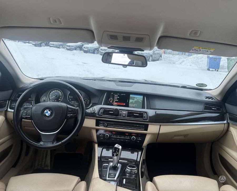 Pelēks BMW 520 2015 Viļņa, ar dzinēja tilpumu 2.00 L un nobraukumu 227 tūkst. km par 11650 €, foto 25 vietnē AUTOMOTO.COM.LV