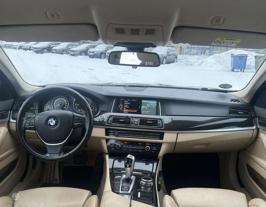 Pelēks BMW 520 2015 Viļņa, ar dzinēja tilpumu 2.00 L un nobraukumu 227 tūkst. km par 11650 €, foto 30 vietnē AUTOMOTO.COM.LV