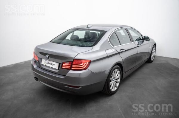 Grey BMW 520 2015 in Tallinn, with an engine capacity of 2.00 L and mileage of 249 thousand km for 11799 €, photo 3 on AUTOMOTO.COM.LV