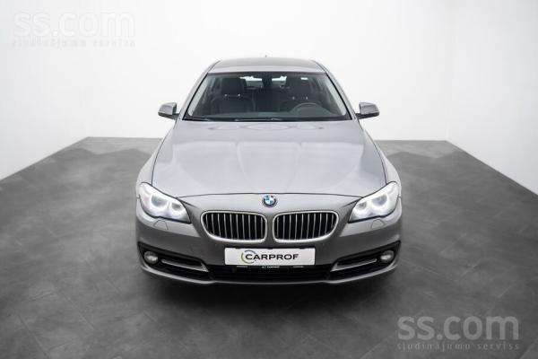 Grey BMW 520 2015 in Tallinn, with an engine capacity of 2.00 L and mileage of 249 thousand km for 11799 €, photo 4 on AUTOMOTO.COM.LV