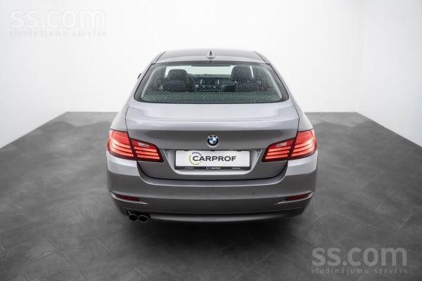 Grey BMW 520 2015 in Tallinn, with an engine capacity of 2.00 L and mileage of 249 thousand km for 11799 €, photo 6 on AUTOMOTO.COM.LV
