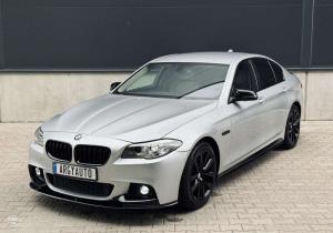 Grey BMW 520 2015 in Kaunas, with an engine capacity of 2.00 L and mileage of 227 thousand km for 13400 €, photo 1 on AUTOMOTO.COM.LV