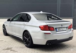 Grey BMW 520 2015 in Kaunas, with an engine capacity of 2.00 L and mileage of 227 thousand km for 13400 €, photo 8 on AUTOMOTO.COM.LV