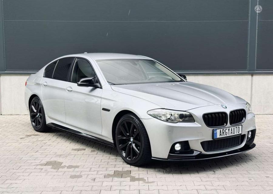 Grey BMW 520 2015 in Kaunas, with an engine capacity of 2.00 L and mileage of 227 thousand km for 13400 €, photo 12 on AUTOMOTO.COM.LV
