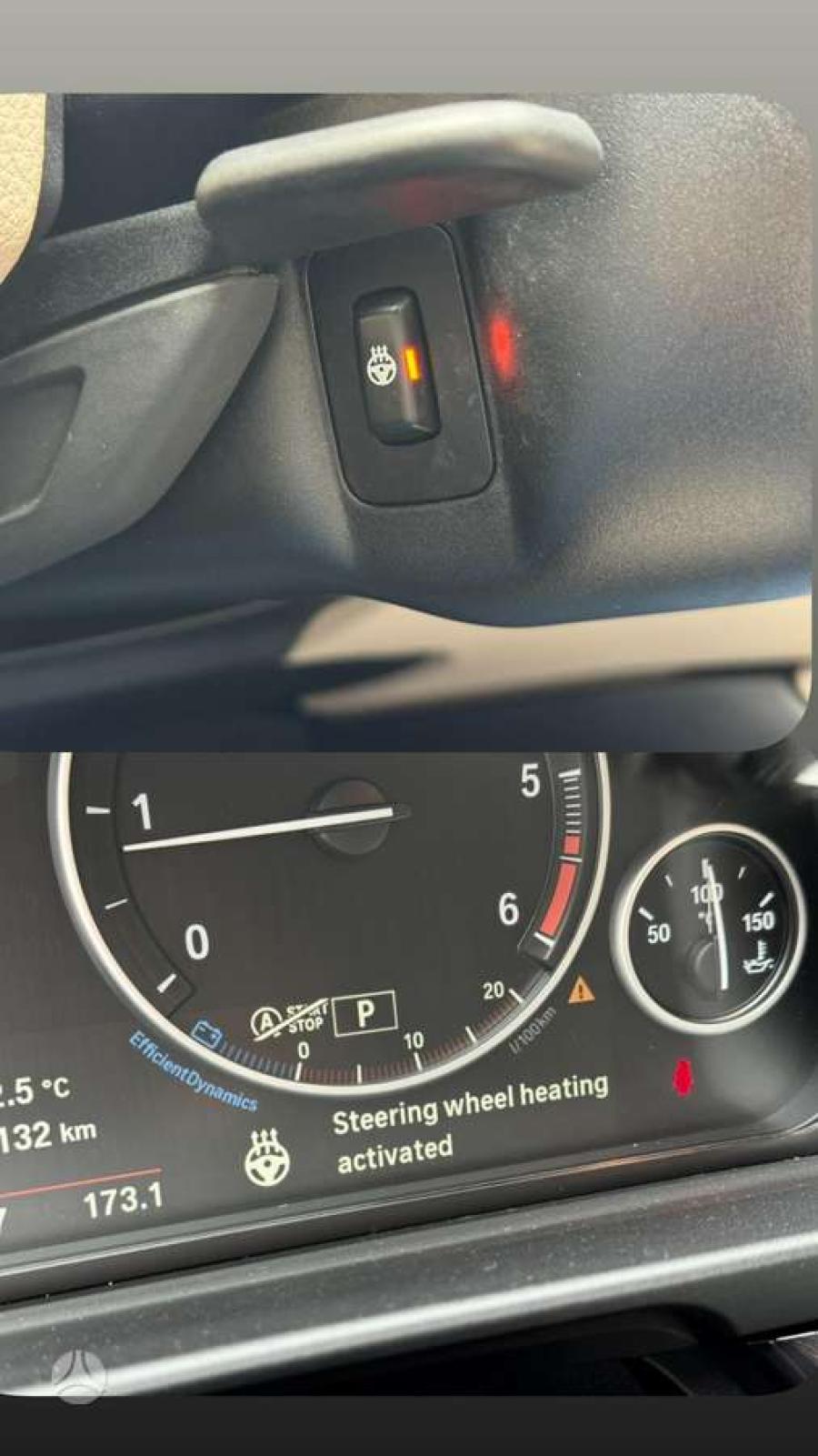 Grey BMW 520 2015 in Kaunas, with an engine capacity of 2.00 L and mileage of 227 thousand km for 13400 €, photo 24 on AUTOMOTO.COM.LV