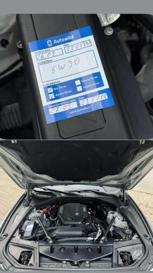 Grey BMW 520 2015 in Kaunas, with an engine capacity of 2.00 L and mileage of 227 thousand km for 13400 €, photo 33 on AUTOMOTO.COM.LV