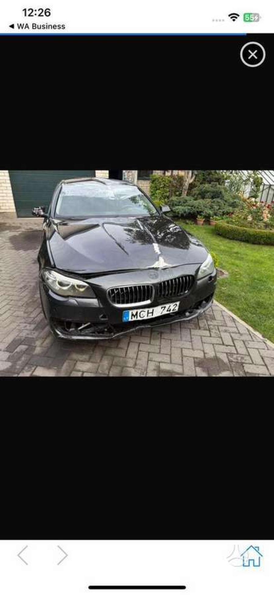 Pelēks BMW 520 2016 Kauņa, ar dzinēja tilpumu 2.00 L un nobraukumu 425 tūkst. km par 4400 €, foto 32 vietnē AUTOMOTO.COM.LV