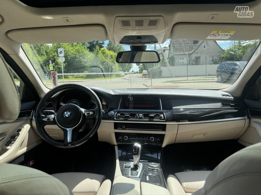 Grey BMW 520 2016 in Kaunas, with an engine capacity of 2.00 L and mileage of 255 thousand km for 13500 €, photo 6 on AUTOMOTO.COM.LV