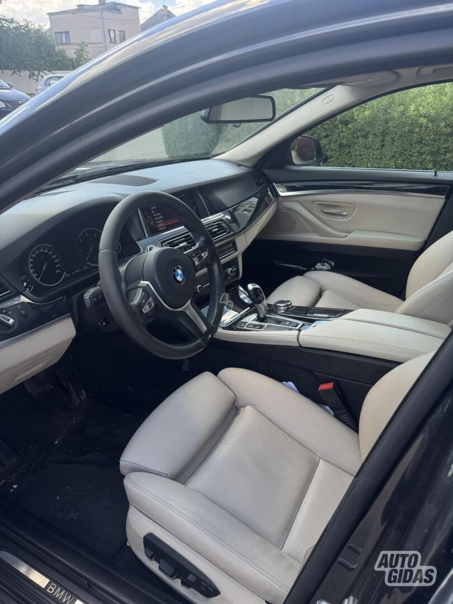 Grey BMW 520 2016 in Kaunas, with an engine capacity of 2.00 L and mileage of 255 thousand km for 13500 €, photo 9 on AUTOMOTO.COM.LV