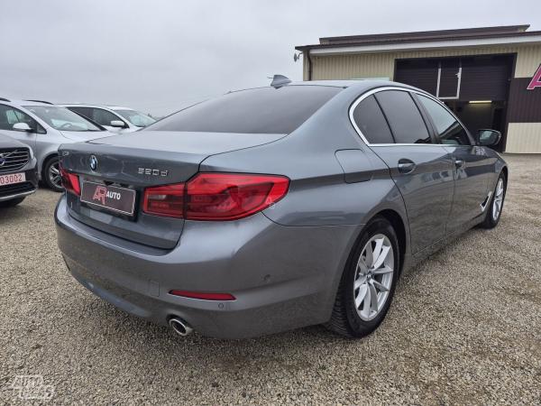 Grey BMW 520 2017 in Vilnius, with an engine capacity of 2.00 L and mileage of 260 thousand km for 16600 €, photo 6 on AUTOMOTO.COM.LV