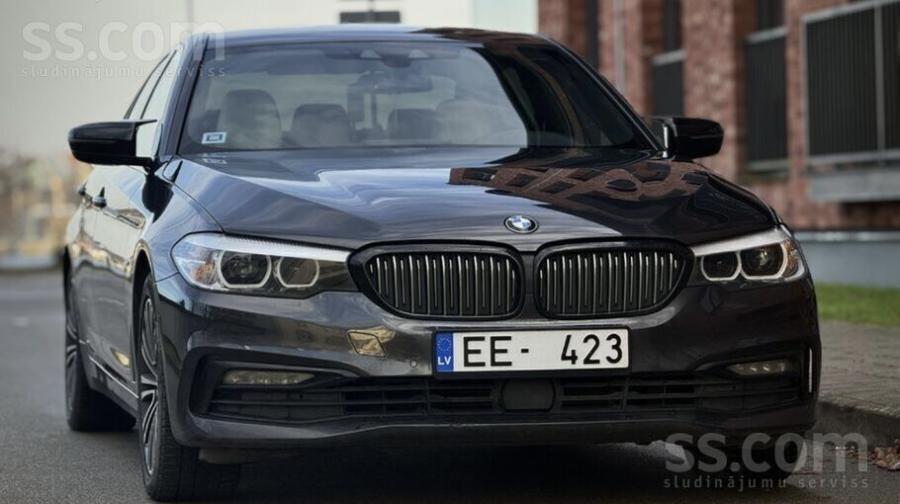Grey BMW 520 2017 in Riga, with an engine capacity of 2.00 L and mileage of 260 thousand km for 18000 €, photo 1 on AUTOMOTO.COM.LV