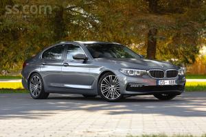 Grey BMW 520 2017 in Jelgava, with an engine capacity of 2.00 L and mileage of 250 thousand km for 21900 €, photo  on AUTOMOTO.COM.LV