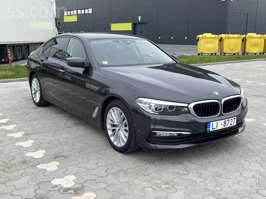 Grey BMW 520 2017 in Jurmala, with an engine capacity of 2.00 L and mileage of 167 thousand km for 24900 €, photo 3 on AUTOMOTO.COM.LV