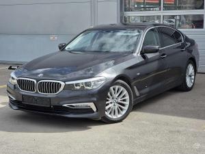 Grey BMW 520 2017 in Jonava, with an engine capacity of 2.00 L and mileage of 240 thousand km for 17950 €, photo  on AUTOMOTO.COM.LV