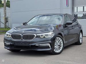 Grey BMW 520 2017 in Jonava, with an engine capacity of 2.00 L and mileage of 240 thousand km for 17950 €, photo 11 on AUTOMOTO.COM.LV