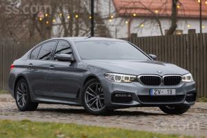 Grey BMW 520 2017 in Riga, with an engine capacity of 2.00 L and mileage of 180 thousand km for 19900 €, photo 4 on AUTOMOTO.COM.LV
