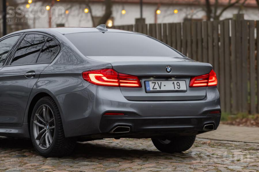 Grey BMW 520 2017 in Riga, with an engine capacity of 2.00 L and mileage of 180 thousand km for 19900 €, photo 5 on AUTOMOTO.COM.LV