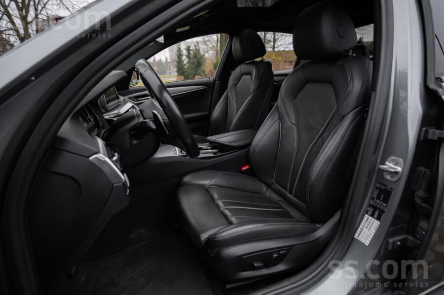 Grey BMW 520 2017 in Riga, with an engine capacity of 2.00 L and mileage of 180 thousand km for 19900 €, photo 6 on AUTOMOTO.COM.LV