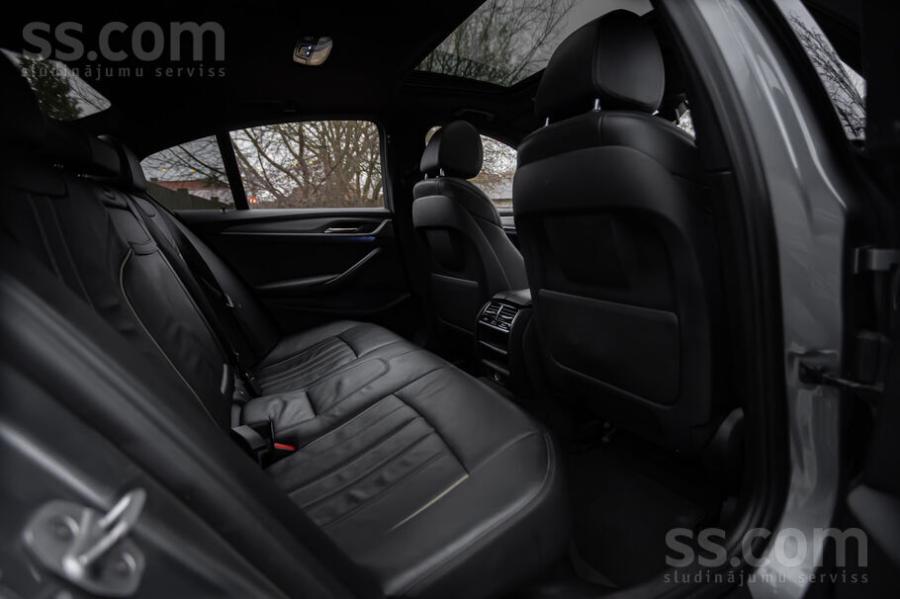 Grey BMW 520 2017 in Riga, with an engine capacity of 2.00 L and mileage of 180 thousand km for 19900 €, photo 8 on AUTOMOTO.COM.LV