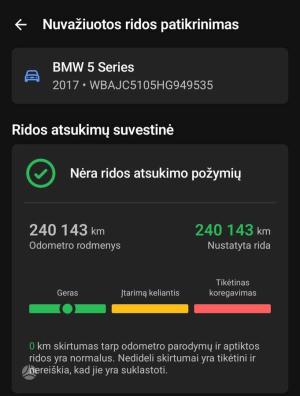 Pelēks BMW 520 2017 Jonava, ar dzinēja tilpumu 2.00 L un nobraukumu 240 tūkst. km par 17750 €, foto 66 vietnē AUTOMOTO.COM.LV