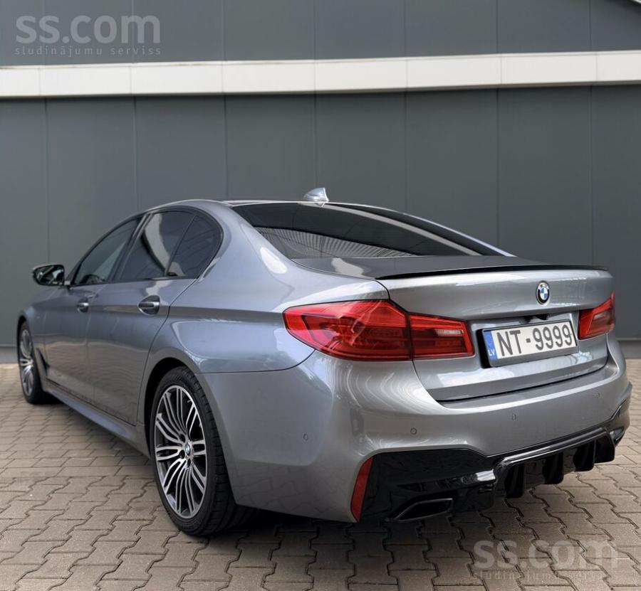 Grey BMW 520 2017 in Riga, with an engine capacity of 2.00 L and mileage of 190 thousand km for 22500 €, photo 8 on AUTOMOTO.COM.LV