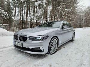 Pelēks BMW 520 2018 Viļņa, ar dzinēja tilpumu 2.00 L un nobraukumu 265 tūkst. km par 16700 €, foto  vietnē AUTOMOTO.COM.LV