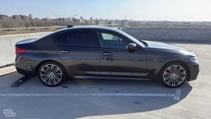Grey BMW 520 2018 in Vilnius, with an engine capacity of 2.00 L and mileage of 285 thousand km for 22700 €, photo 5 on AUTOMOTO.COM.LV