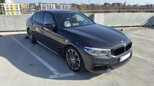 Grey BMW 520 2018 in Vilnius, with an engine capacity of 2.00 L and mileage of 285 thousand km for 22700 €, photo 6 on AUTOMOTO.COM.LV