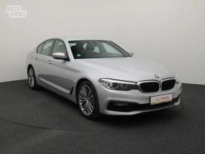 Grey BMW 520 2018 in Vilnius, with an engine capacity of 2.00 L and mileage of 232 thousand km for 18999 €, photo 11 on AUTOMOTO.COM.LV