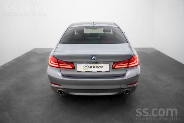 Grey BMW 520 2018 in Tallinn, with an engine capacity of 2.00 L and mileage of 191 thousand km for 20999 €, photo 5 on AUTOMOTO.COM.LV