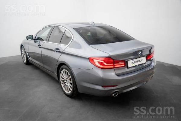 Grey BMW 520 2018 in Tallinn, with an engine capacity of 2.00 L and mileage of 191 thousand km for 20999 €, photo 6 on AUTOMOTO.COM.LV