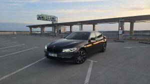 Grey BMW 520 2018 in Vilnius, with an engine capacity of 2.00 L and mileage of 284 thousand km for 16900 €, photo 12 on AUTOMOTO.COM.LV