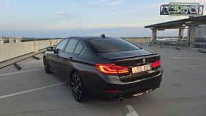 Grey BMW 520 2018 in Vilnius, with an engine capacity of 2.00 L and mileage of 284 thousand km for 16900 €, photo 20 on AUTOMOTO.COM.LV