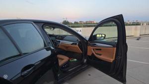 Grey BMW 520 2018 in Vilnius, with an engine capacity of 2.00 L and mileage of 284 thousand km for 16900 €, photo 26 on AUTOMOTO.COM.LV