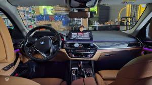 Grey BMW 520 2018 in Vilnius, with an engine capacity of 2.00 L and mileage of 284 thousand km for 16900 €, photo 28 on AUTOMOTO.COM.LV