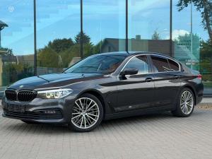 Grey BMW 520 2018 in Utena, with an engine capacity of 2.00 L and mileage of 239 thousand km for 15200 €, photo 10 on AUTOMOTO.COM.LV