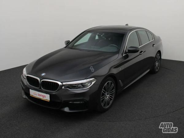 Grey BMW 520 2019 in Vilnius, with an engine capacity of 2.00 L and mileage of 208 thousand km for 23999 €, photo 1 on AUTOMOTO.COM.LV