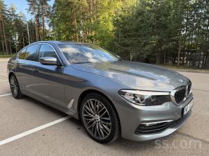 Grey BMW 520 2019 in Riga, with an engine capacity of 2.00 L and mileage of 184 thousand km for 18750 €, photo 3 on AUTOMOTO.COM.LV