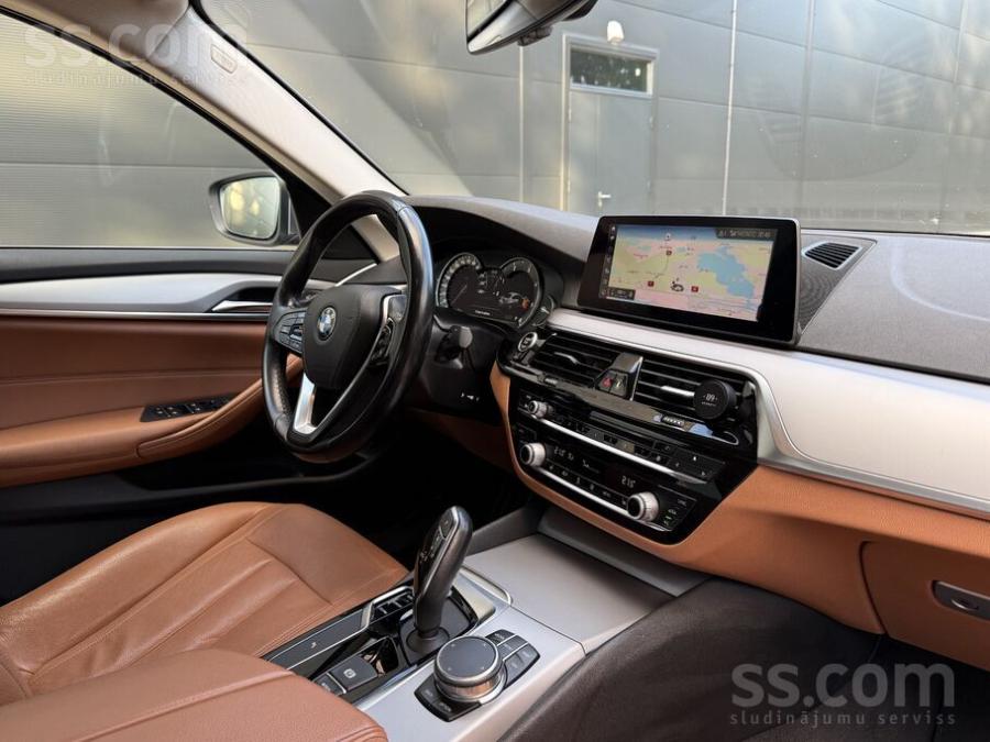 Grey BMW 520 2019 in Riga, with an engine capacity of 2.00 L and mileage of 184 thousand km for 18750 €, photo 9 on AUTOMOTO.COM.LV