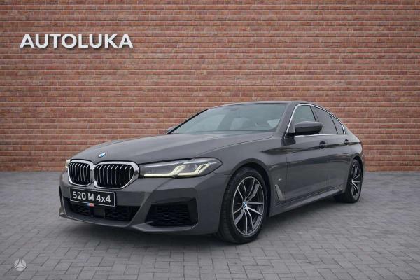 Pelēks BMW 520 2020 Marijampole, ar dzinēja tilpumu 2.00 L un nobraukumu 154 tūkst. km par 34727 €, foto  vietnē AUTOMOTO.COM.LV