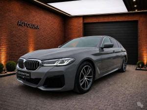 Pelēks BMW 520 2020 Marijampole, ar dzinēja tilpumu 2.00 L un nobraukumu 154 tūkst. km par 34667 €, foto  vietnē AUTOMOTO.COM.LV