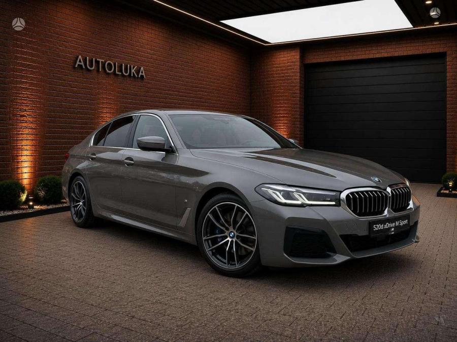 Pelēks BMW 520 2020 Marijampole, ar dzinēja tilpumu 2.00 L un nobraukumu 154 tūkst. km par 34667 €, foto 4 vietnē AUTOMOTO.COM.LV